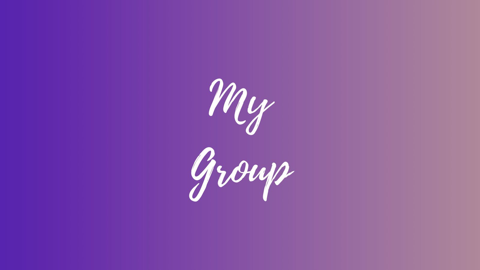 My Group Hobnob my-group-hobnob